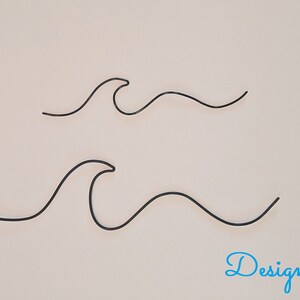 Wave Wire Art | Nautical Theme Custom Handmade Decoration for Home ...