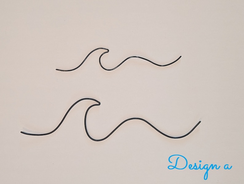 Wave Wire Art | Nautical Theme Custom Handmade Decoration for Home ...