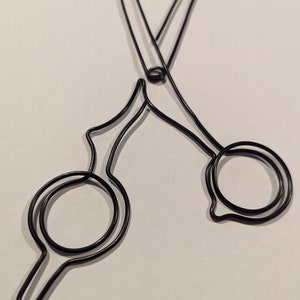 Scissor Wire Wall Art | Custom Handmade Scissor Art Decor | Gift for ...