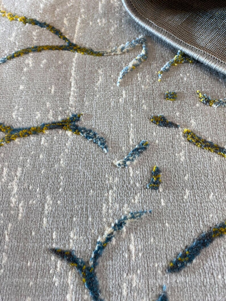 Moroccan Pattern Grey Modern Abstracts Tick Rugs Carpet Luxe - Etsy UK