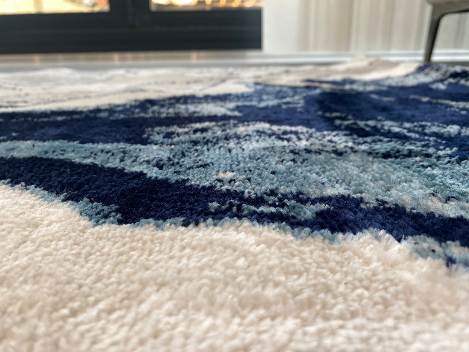 RUGS Blue Modern Abstract Small Extra Large Floor Carpets Rugs | Etsy