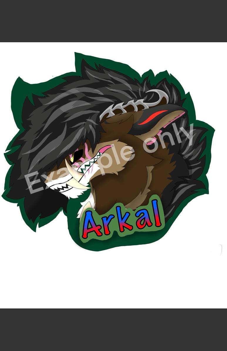 Custom Furry Name Tags ( Digital Version Only) - Etsy