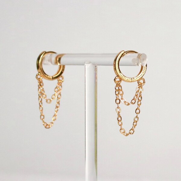 Chain Drop Earrings - Etsy