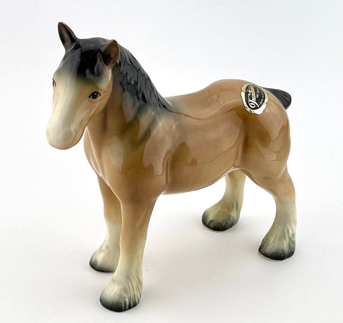 Vintage Trentham Art Ware Palomino Horse Figurine Mid Century Devon ...