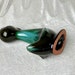 Ceramic Duck Figurines With Black & Green Drip Glaze - Etsy