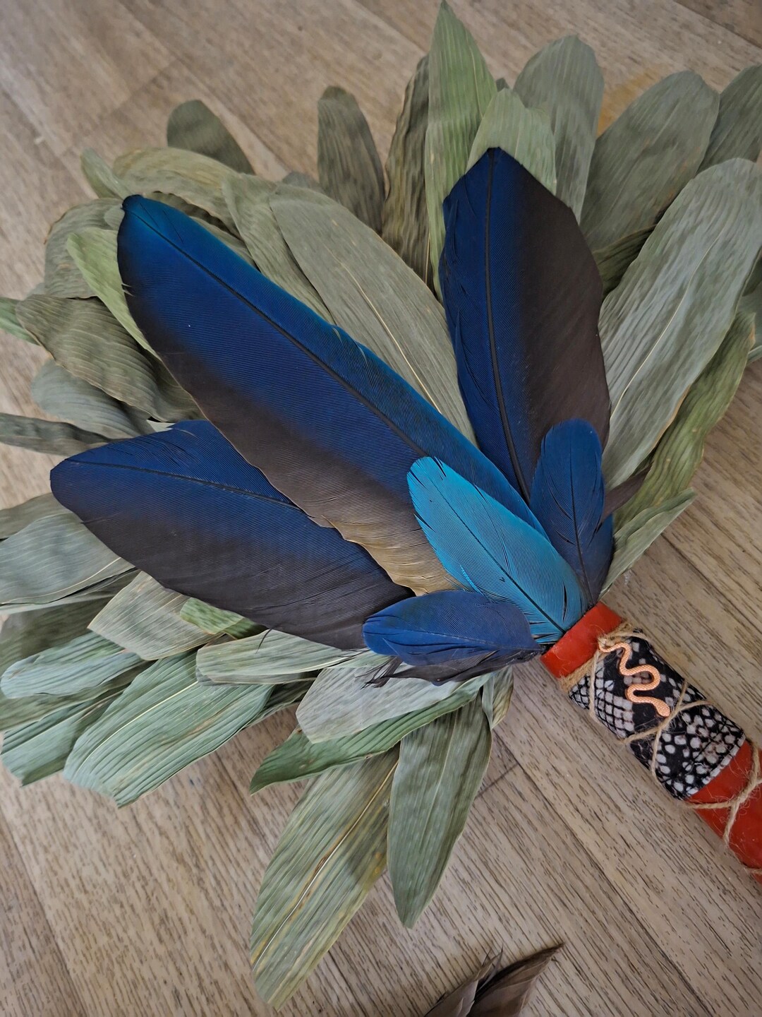 Chakapa ~ Shacapa ~ Shakapa ~ Shamanic Leaf Rattle ~ Ceremonial Tool ...
