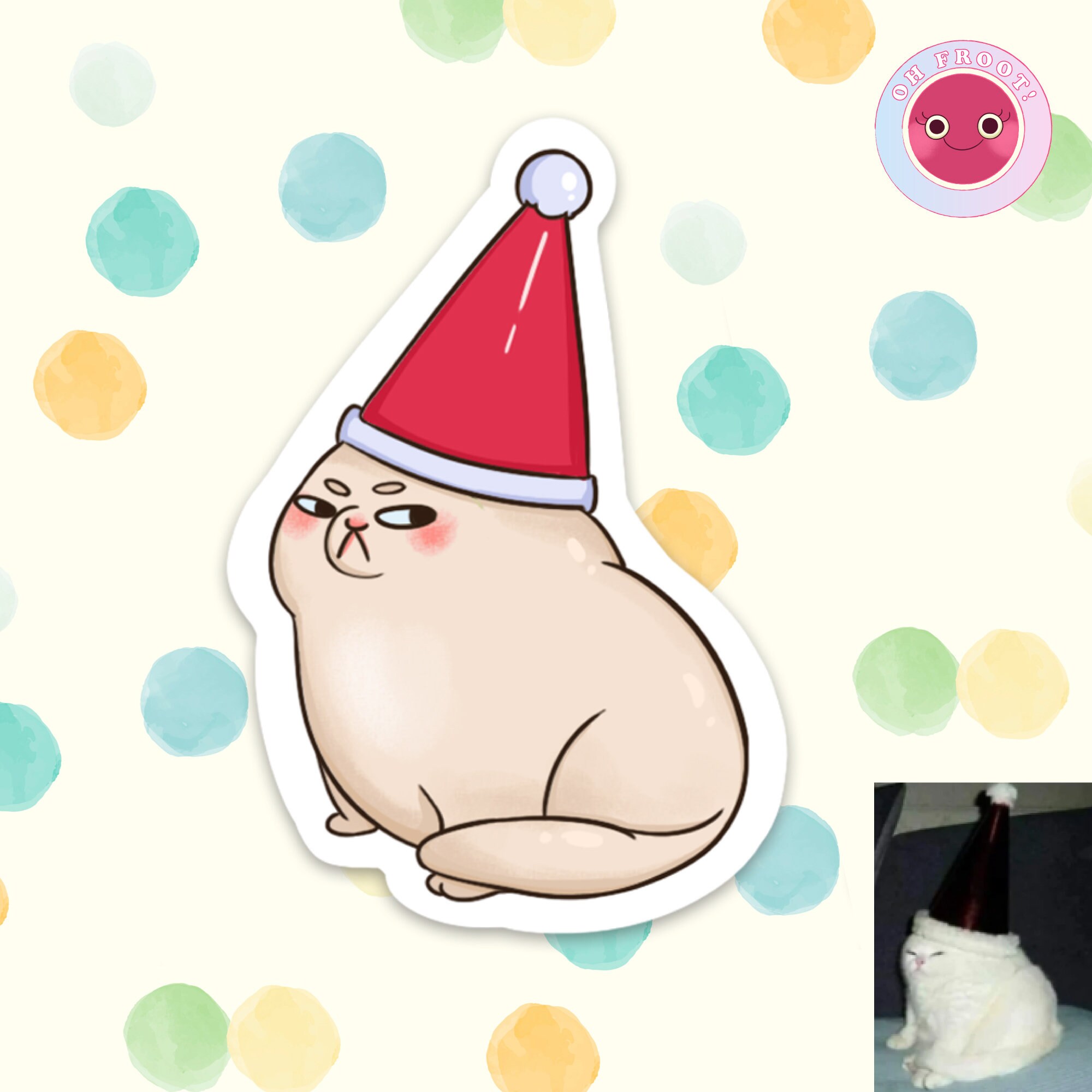 Cute Funny Animal Meme Sticker Pack Set pancake Pug Polite - Etsy UK