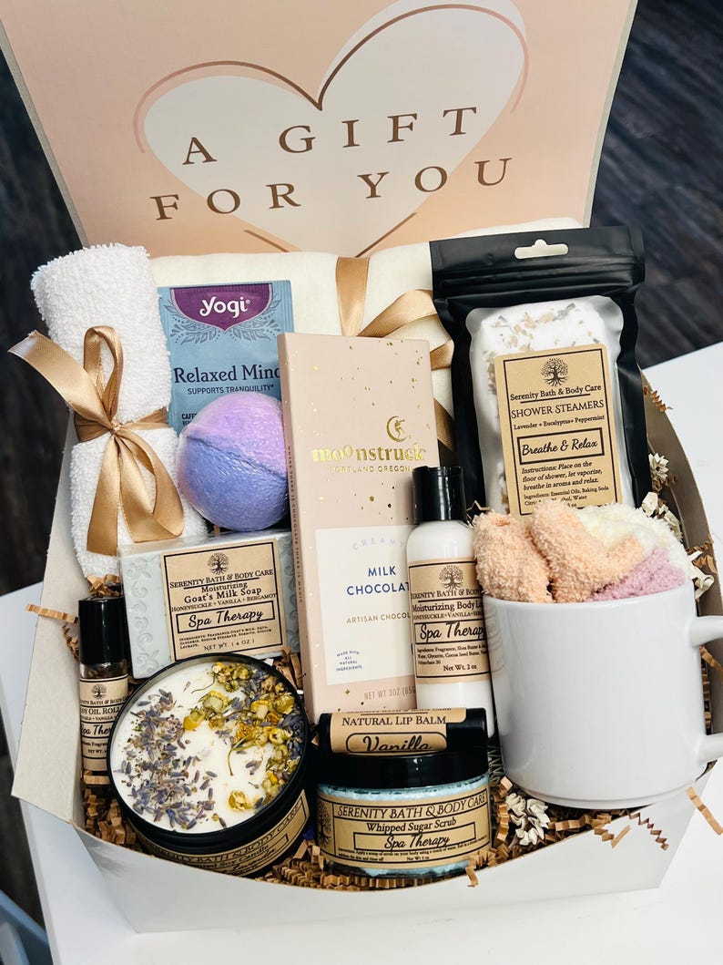 Black Owned, Mother's Day Gift, Birthday Gift, Hygge Gift Basket With ...
