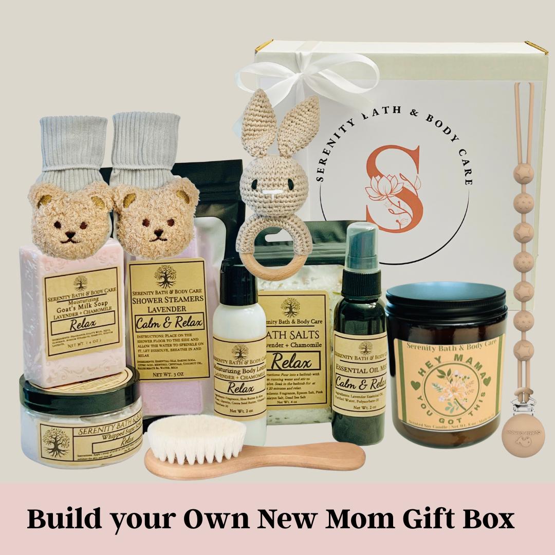 Build Your Own New Mom Gift Box, Pregnancy Gift Box, New Mom Self Care ...