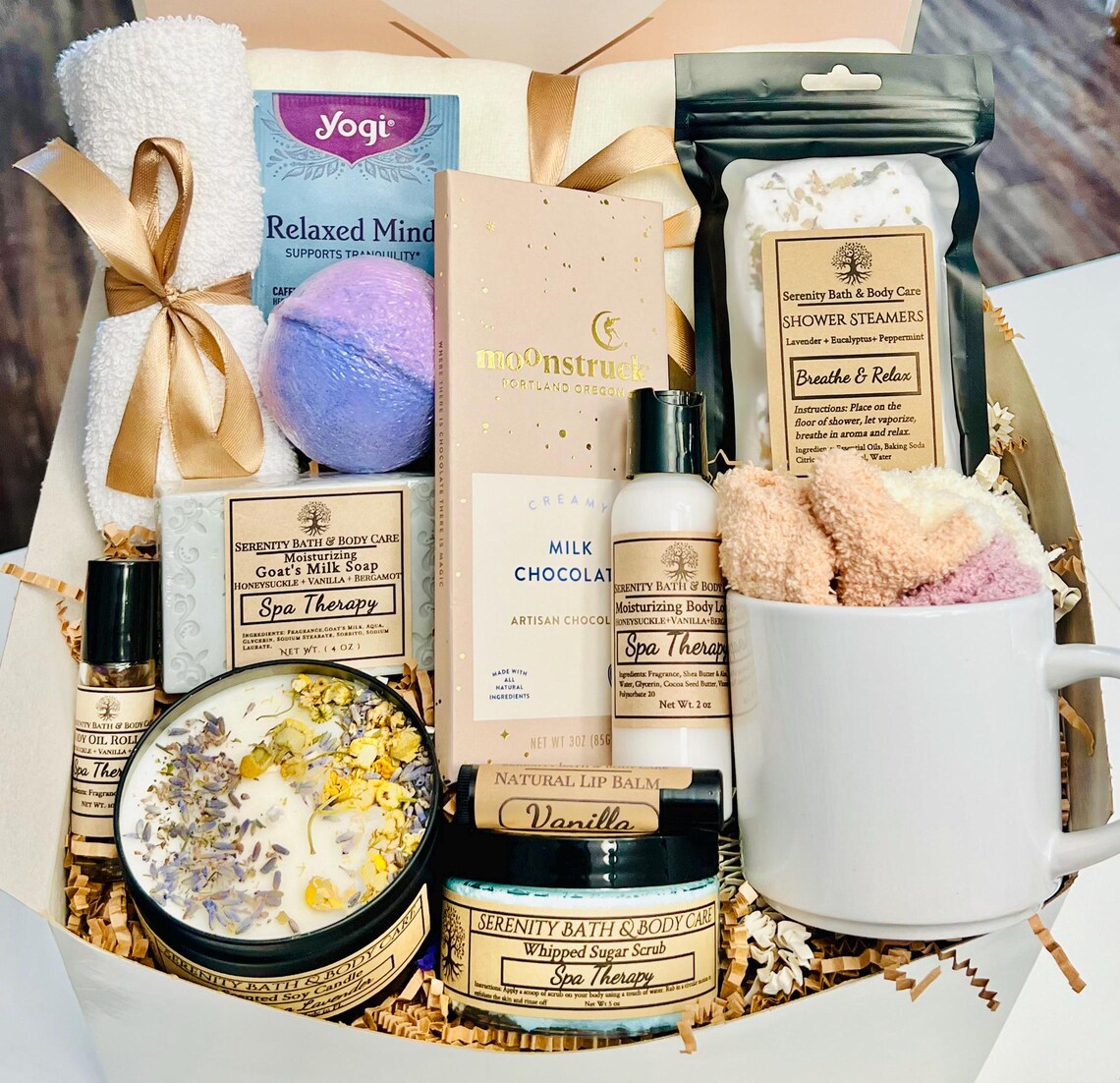 Black Owned, Mother's Day Gift, Birthday Gift, Hygge Gift Basket With Blanket, Thinking of You ...
