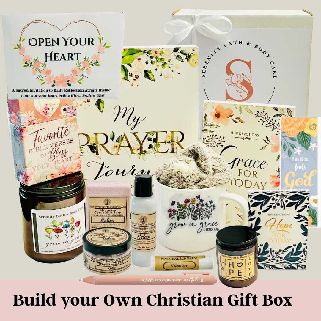 Build Your Own Christian Devotional Self Care Gift Box – Faith-inspired ...