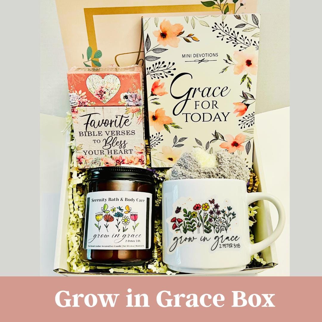 Christian Gifts for Women, Devotional Gift Box, Self Care Gift Box ...