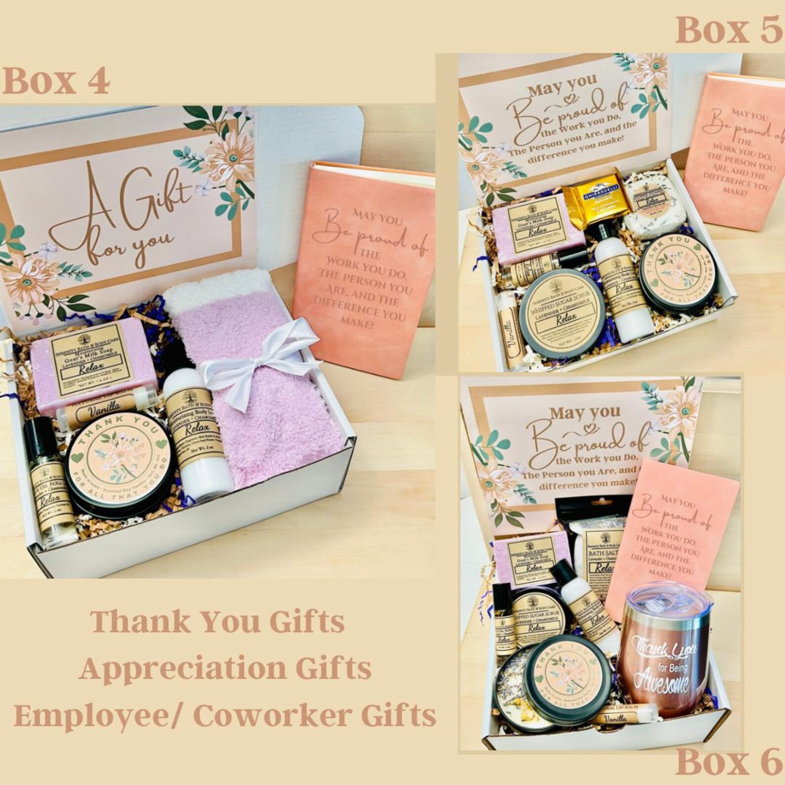 Thank You Gift Box, Employee Appreciation Gifts, Teacher Gift, Coworker ...