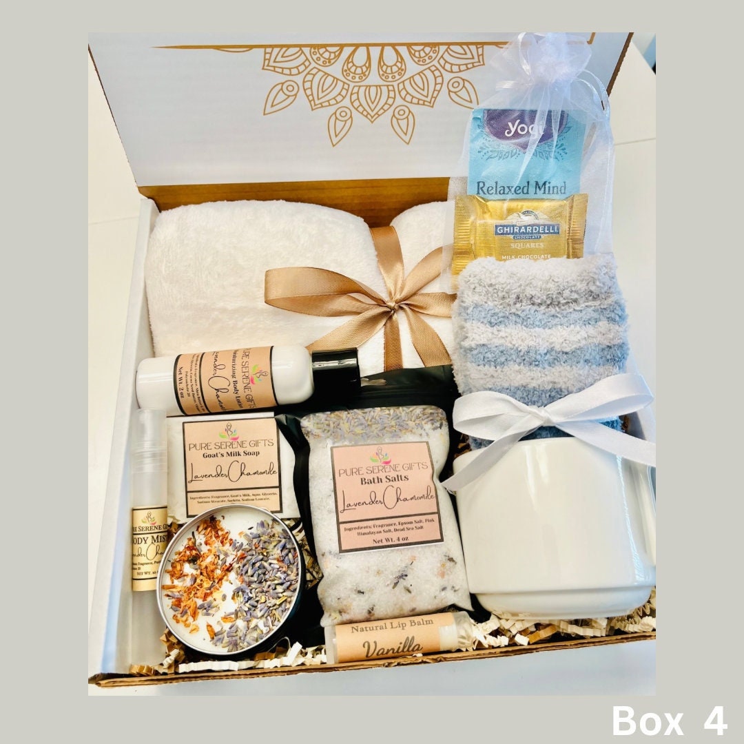 Comforting Sympathy Spa Basket, Bereavement Self-care Package for Grief Support and Healing ...