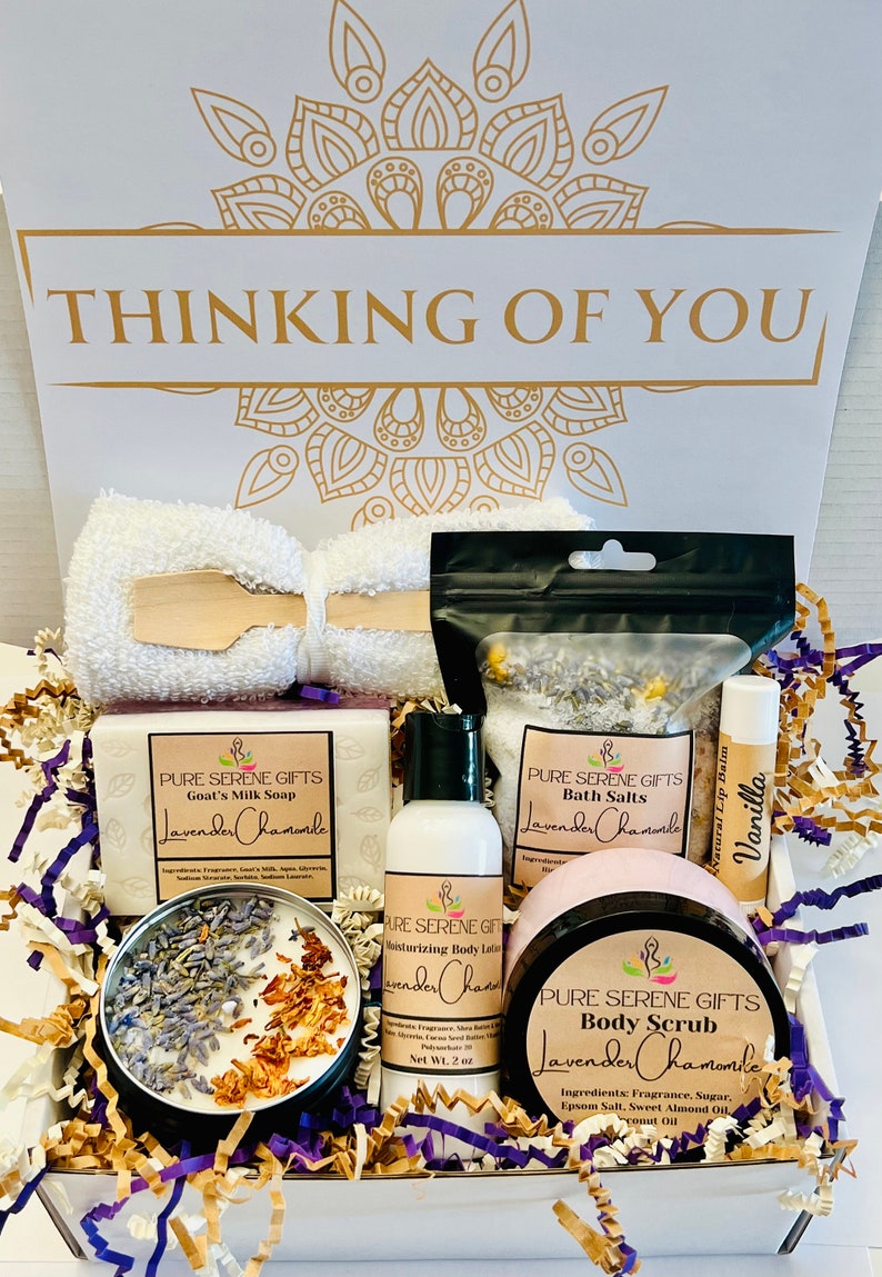 Luxurious Birthday Spa Gift Set Relaxing Pamper Kit for Her, Thinking ...