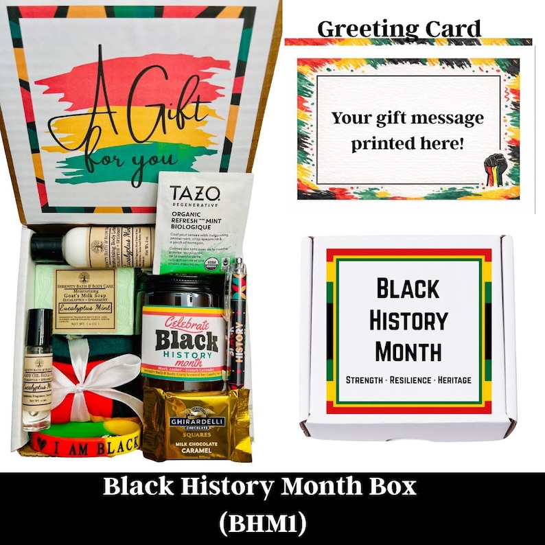 Black History Month Gift Box | Self Care Gift for Him or Her | African ...