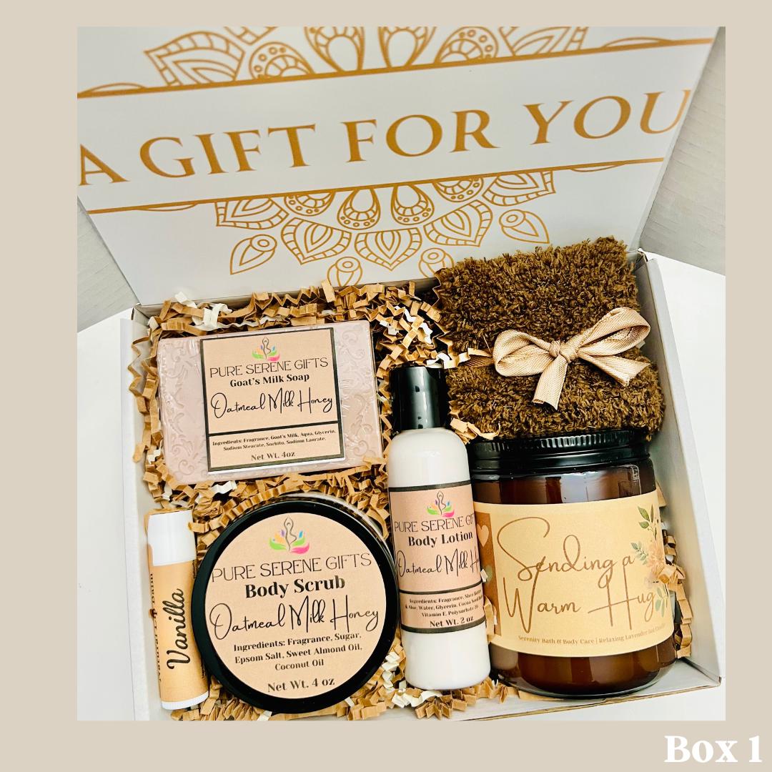 Comforting Sympathy Spa Basket, Bereavement Self-care Package for Grief ...