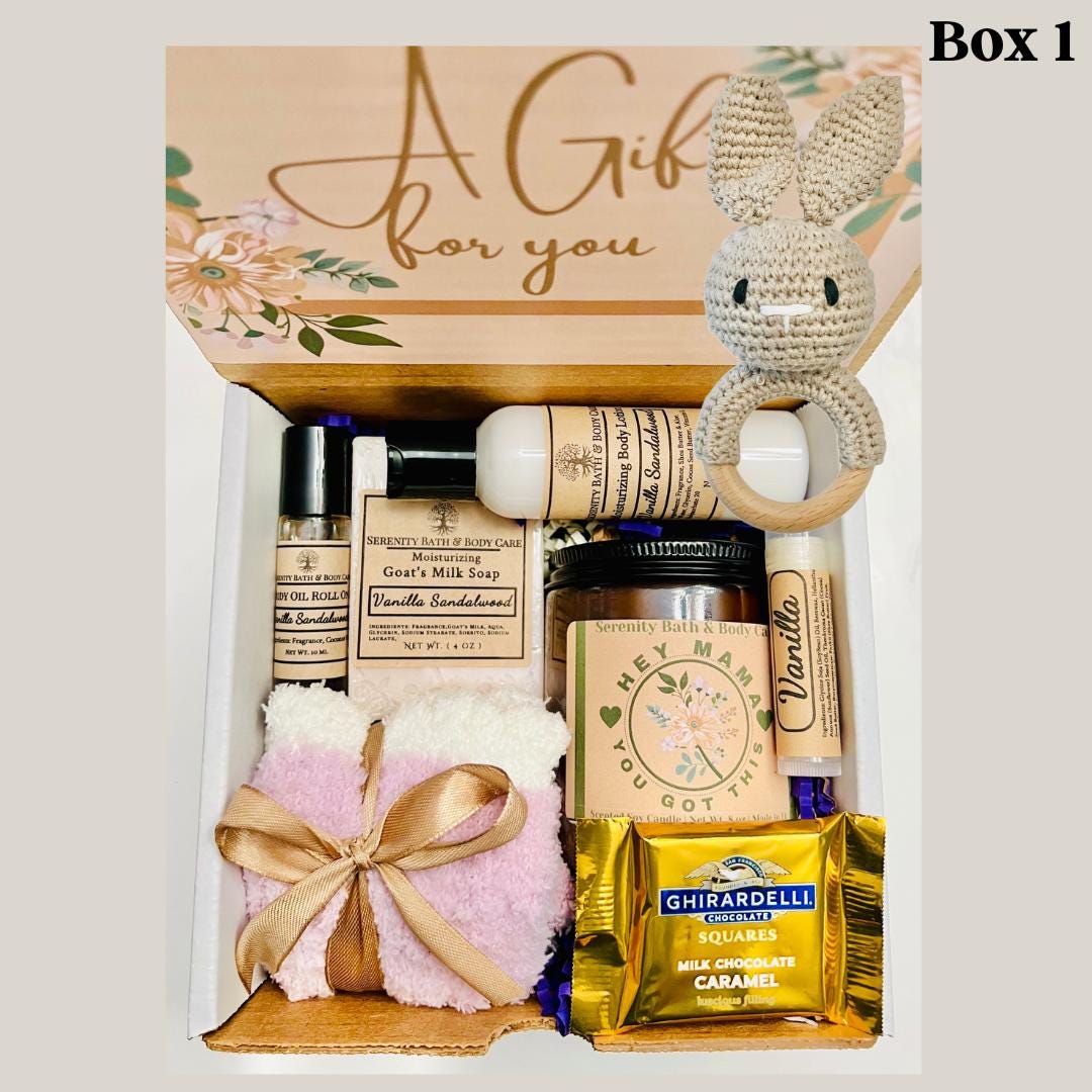 New Mom Gift Box – Pregnancy Care Package for Expecting or Postpartum ...