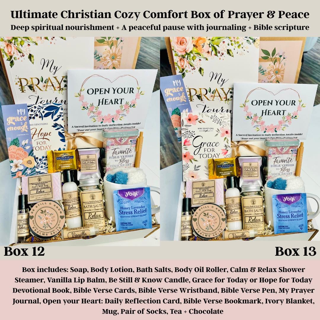 Christian Christmas Gift Box for Women of Faith – Devotional Self Care ...