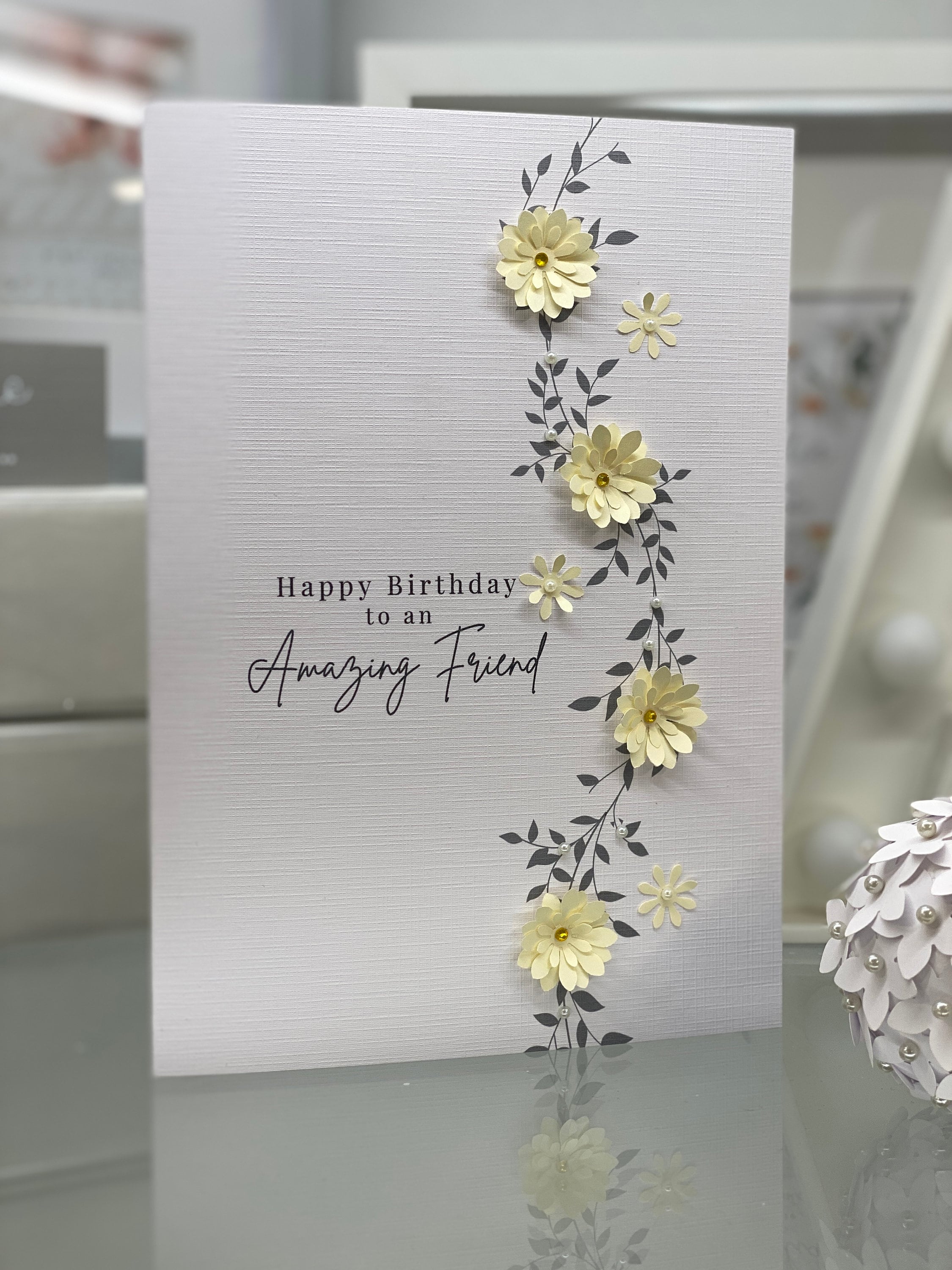 Friend Happy Birthday Card Amazing Friend Birthday Card - Etsy UK