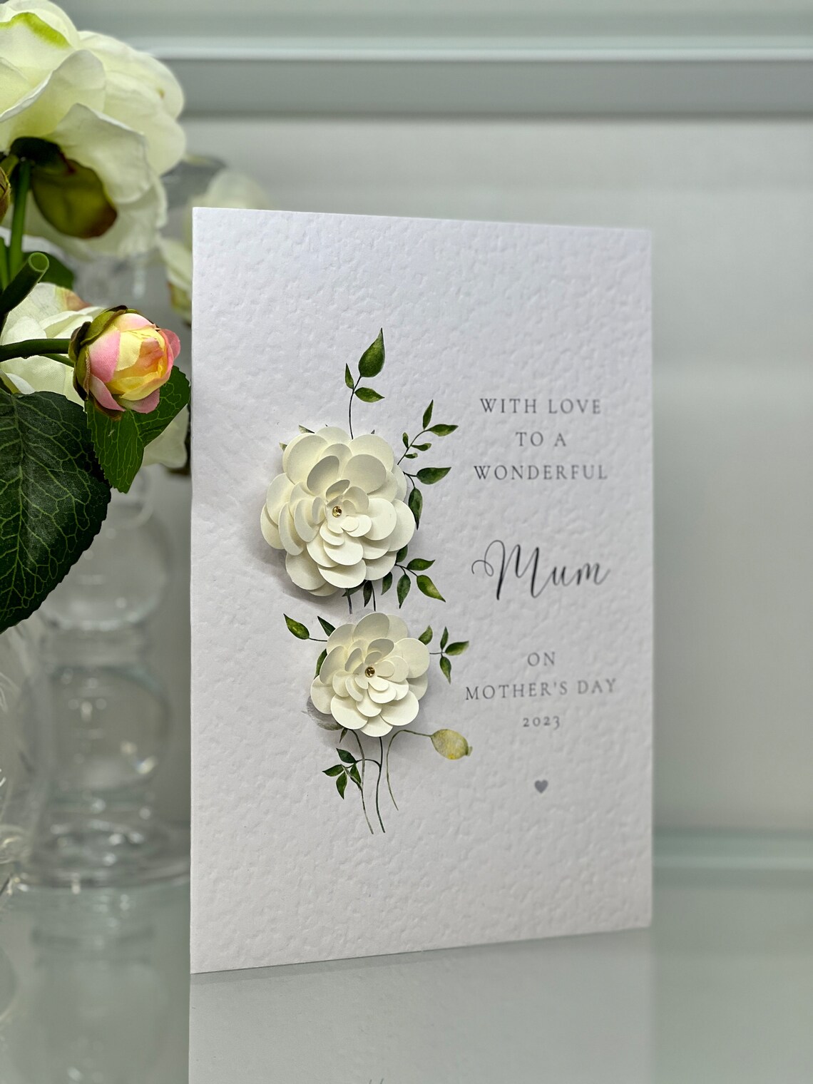 Mother's Day Card, Handmade Mother's Day Card, Special Mum Card, 3D ...