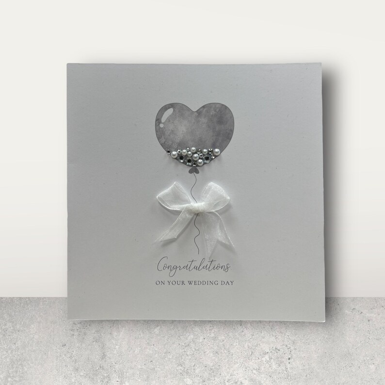 Personalised Wedding Card Simple Wedding Card Personalised - Etsy