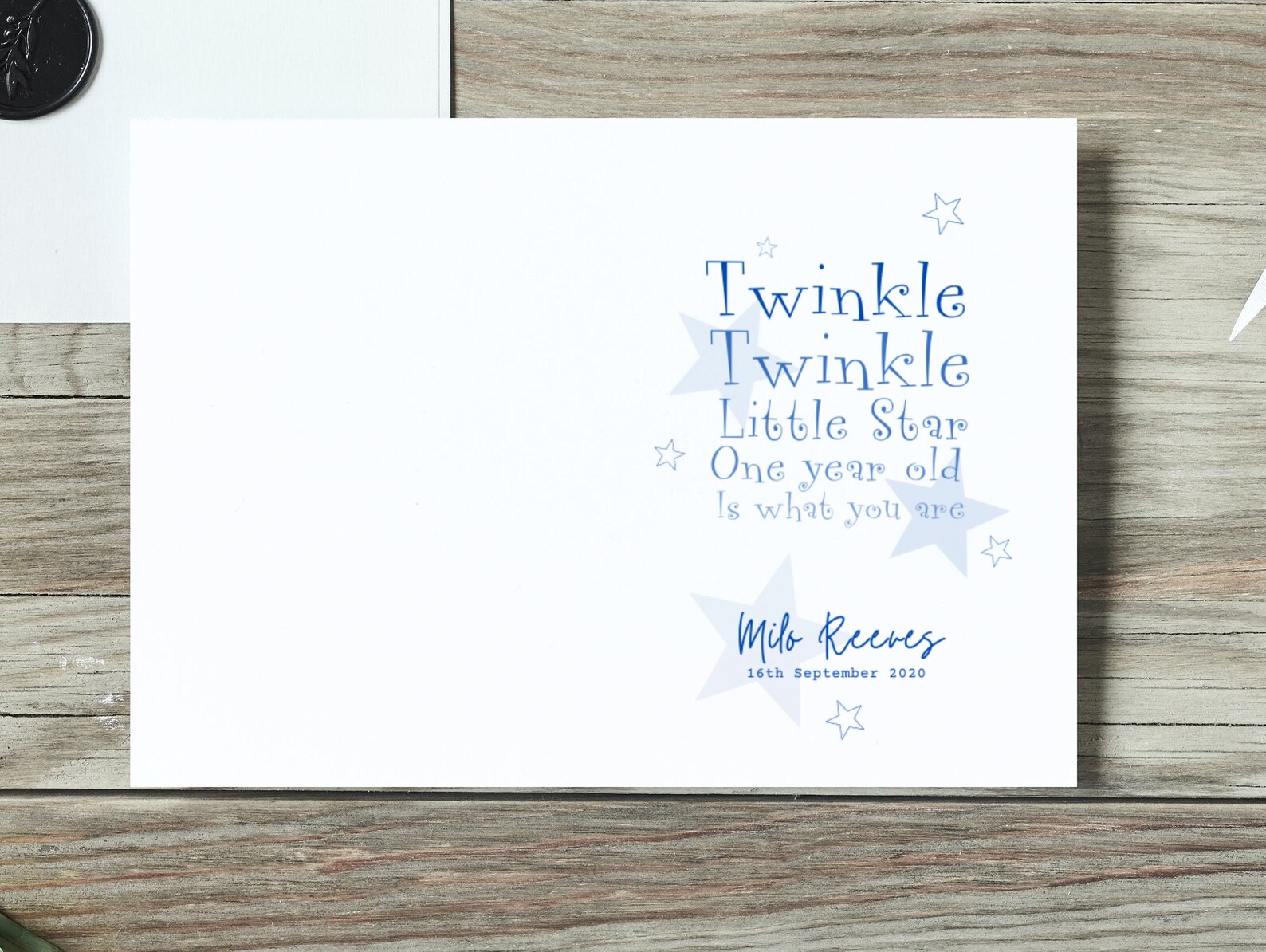 Personalised Happy Birthday Card Name Card First Birthday - Etsy