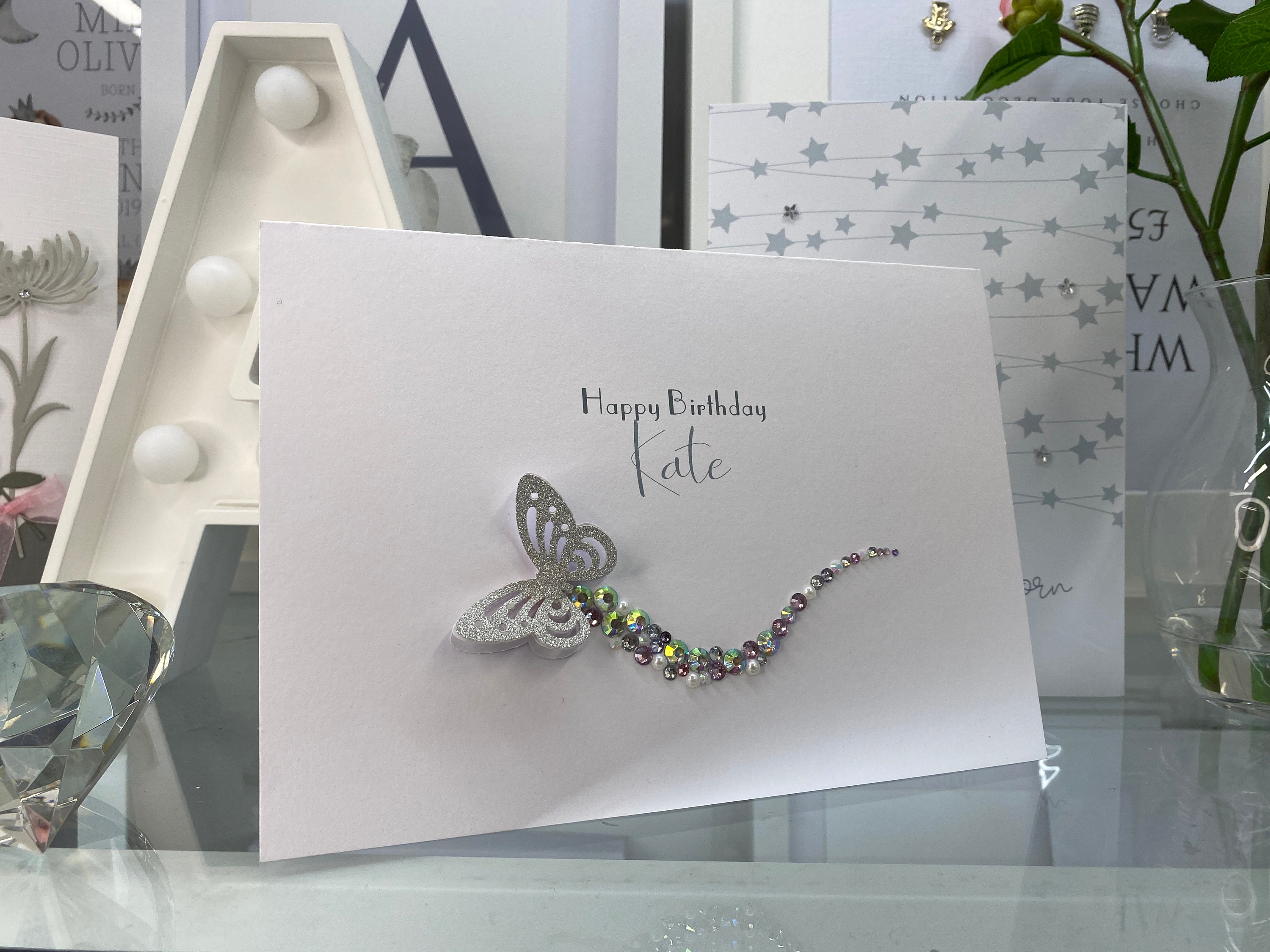 Personalised Happy Birthday Card Name Card Birthday Card for | Etsy