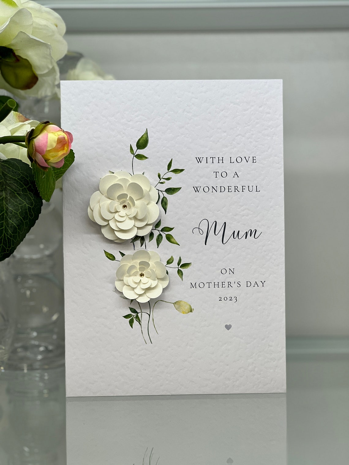 Mother's Day Card, Handmade Mother's Day Card, Special Mum Card, 3D ...