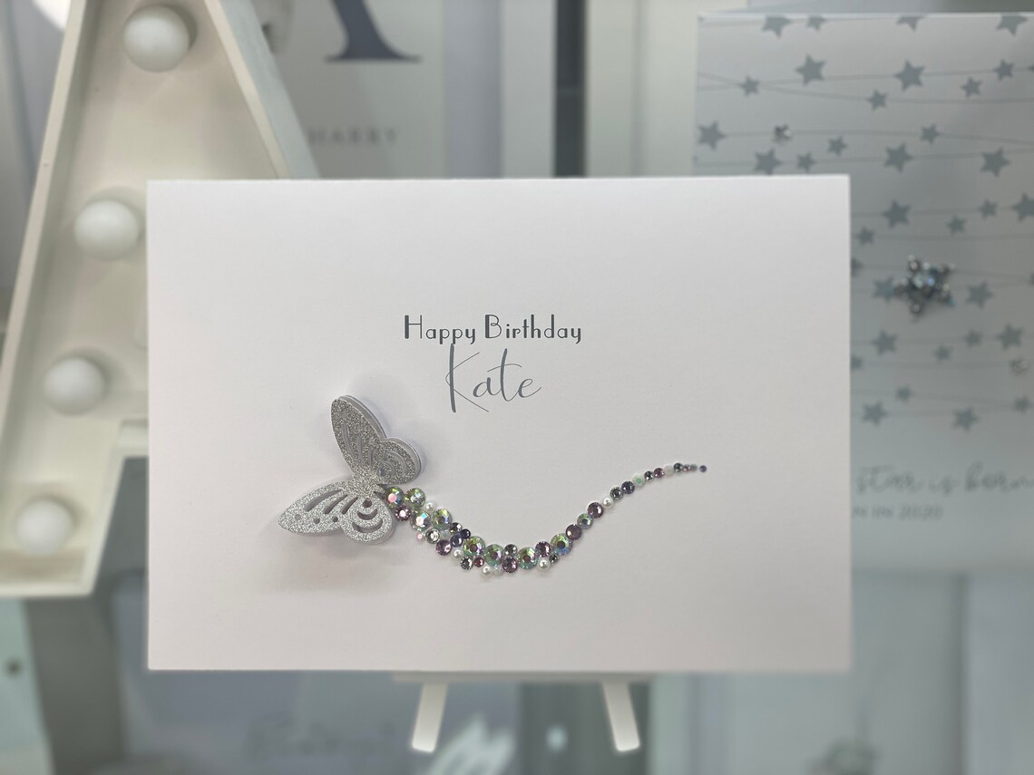 Personalised Happy Birthday Card Name Card Birthday Card for | Etsy