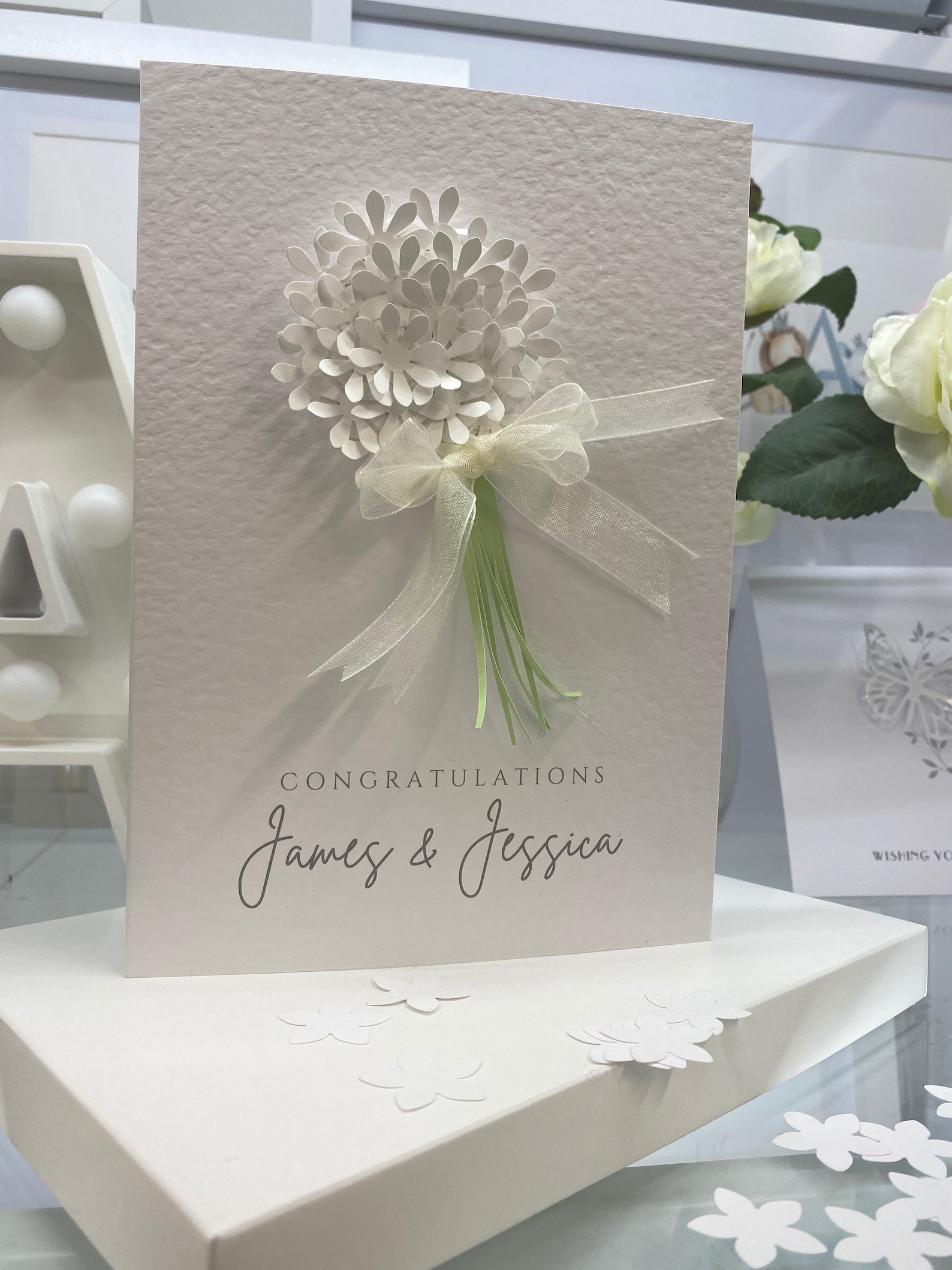 Personalised Wedding Card Luxury Wedding Cards Special | Etsy