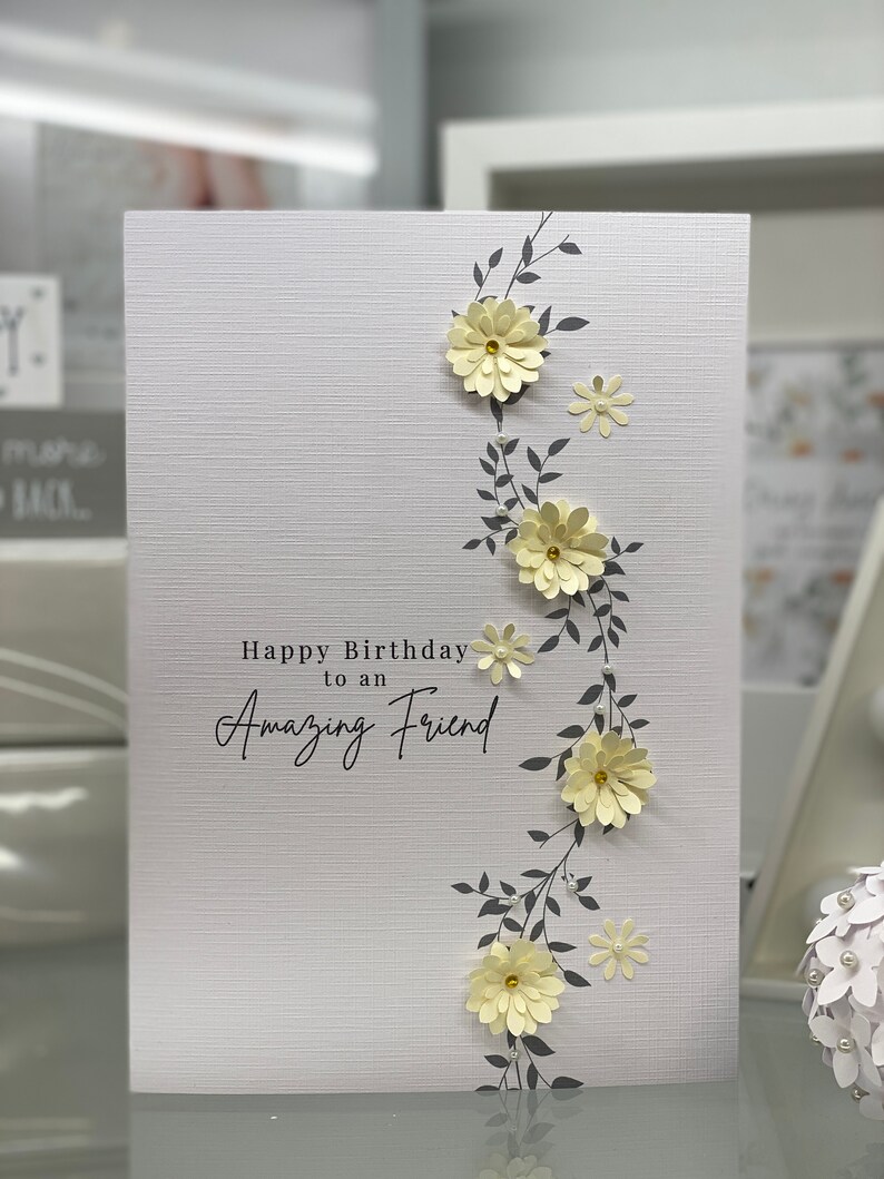 Friend Happy Birthday Card Amazing Friend Birthday Card - Etsy UK