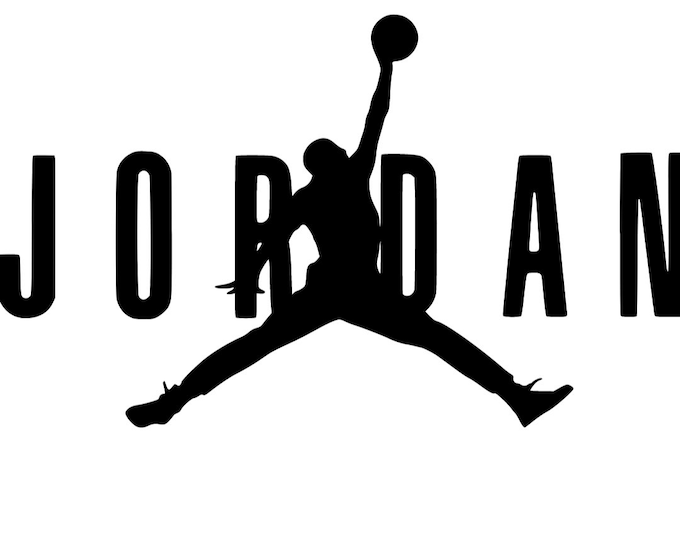 Jordan Jumpman SVG (black & White) - Etsy