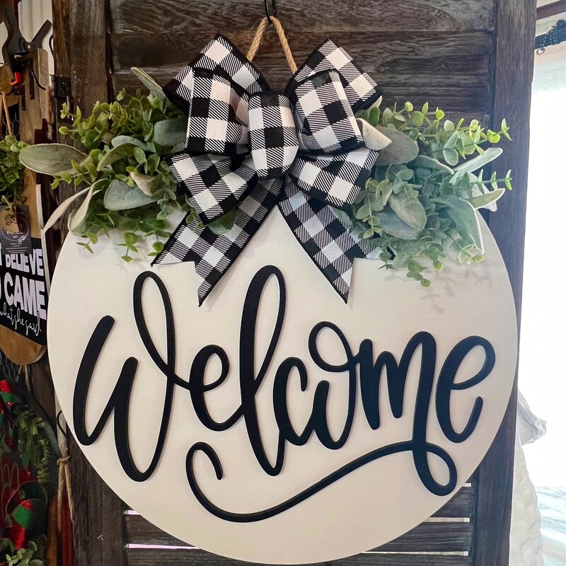 Welcome Door Signs - Etsy
