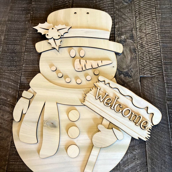 Snowman Sign - Etsy