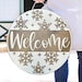 Winter Welcome Sign Let It Snow Somewehere Else Winter Front Door Decor ...