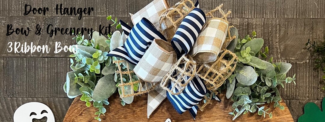 Replacement Door Hanger Bows and Greenery for My Signs DIY Door Hanger ...