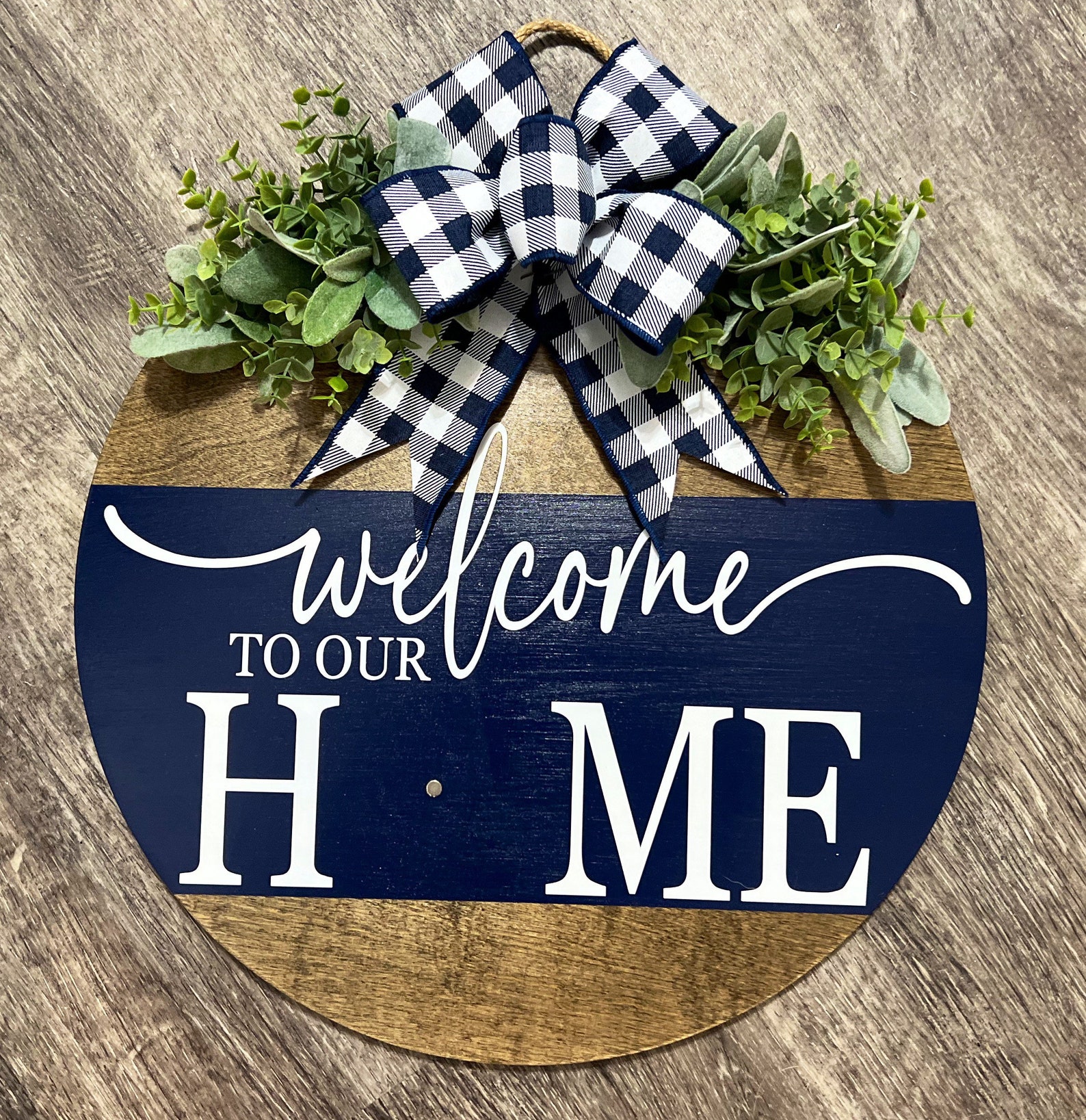 Interchangeable Welcome Sign Front Door Hanger Front Door - Etsy