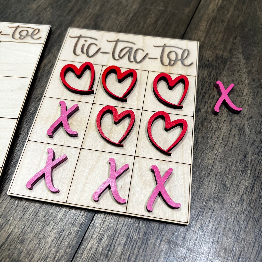 Happy Valentines Tic Tac Toe Tic Tac Toe Valentine Card Valentine Cards ...