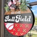 Baseball Front Door Decor at the Ball Field Welcome Sign - Etsy