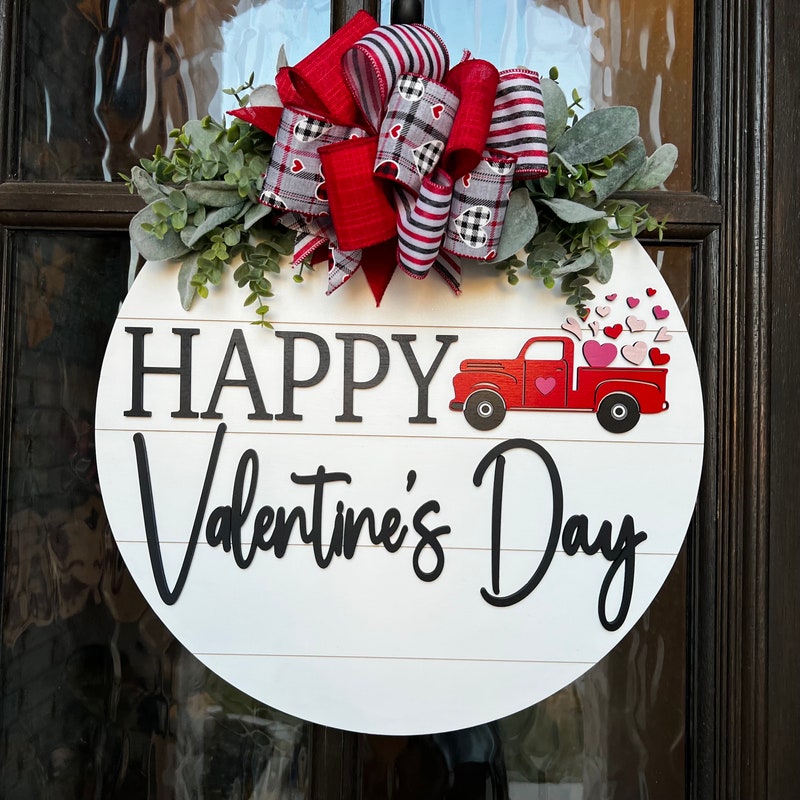 Valentine Door Decor - Etsy