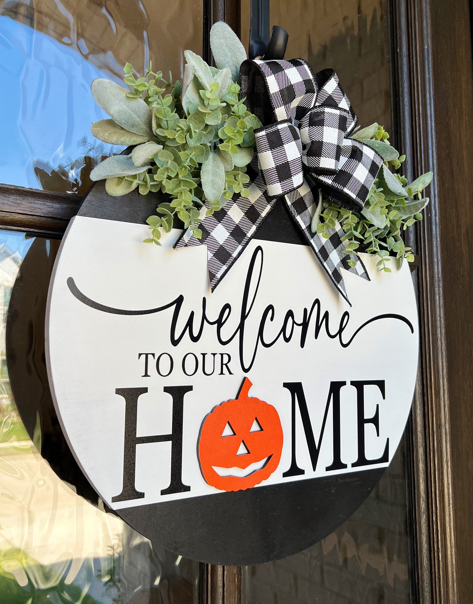 Interchangeable Welcome Sign Front Door Hanger Front Door - Etsy