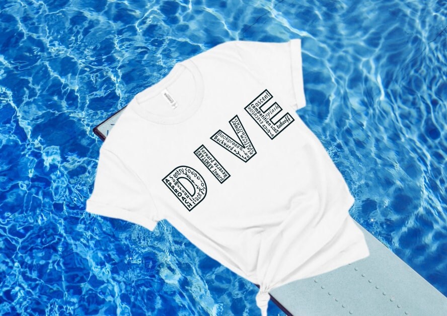 DIVE With Motivational Words Cut File - Etsy