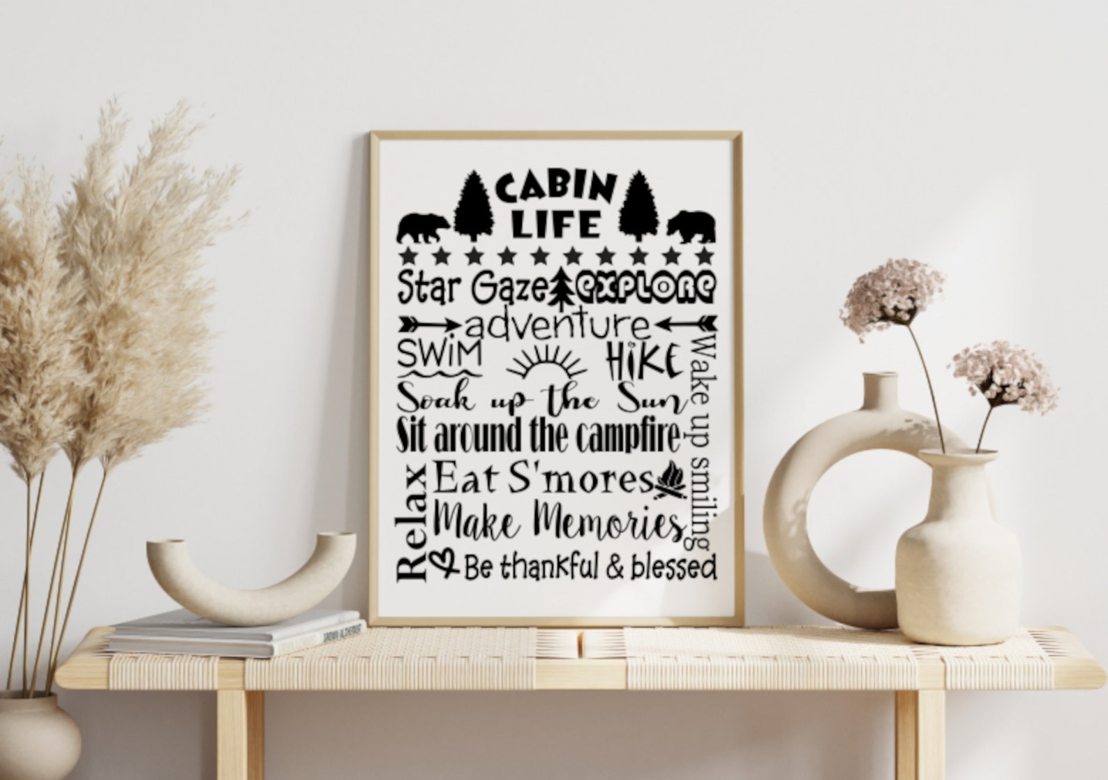 Cabin Life Sign Cut File - Etsy
