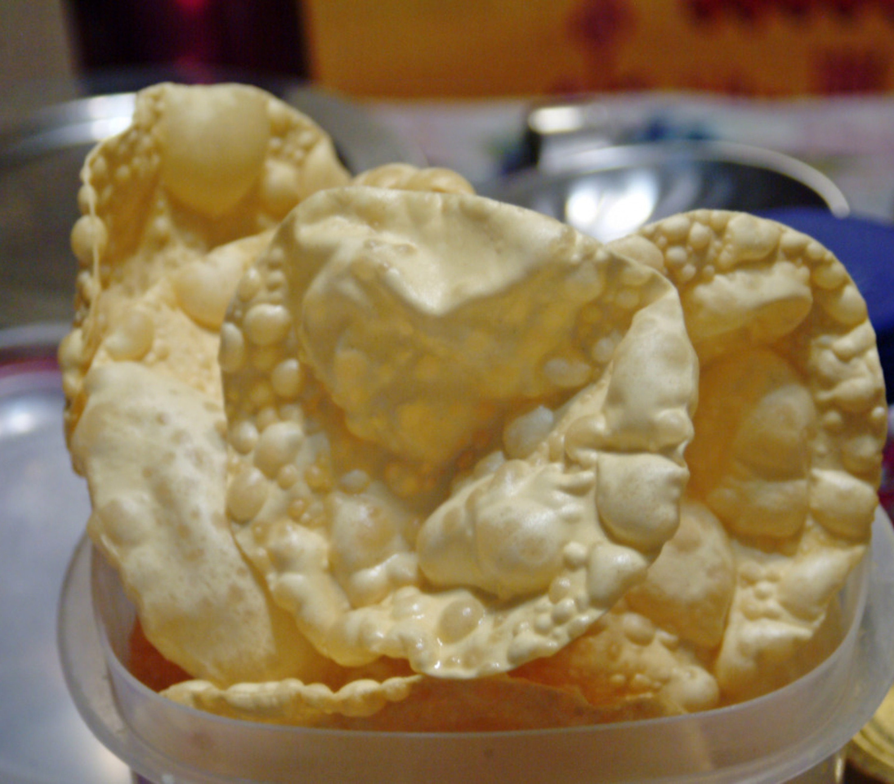 Papadum Papad Crisp Cracker Snack Food Round Flatbread Papal Indian Sri ...