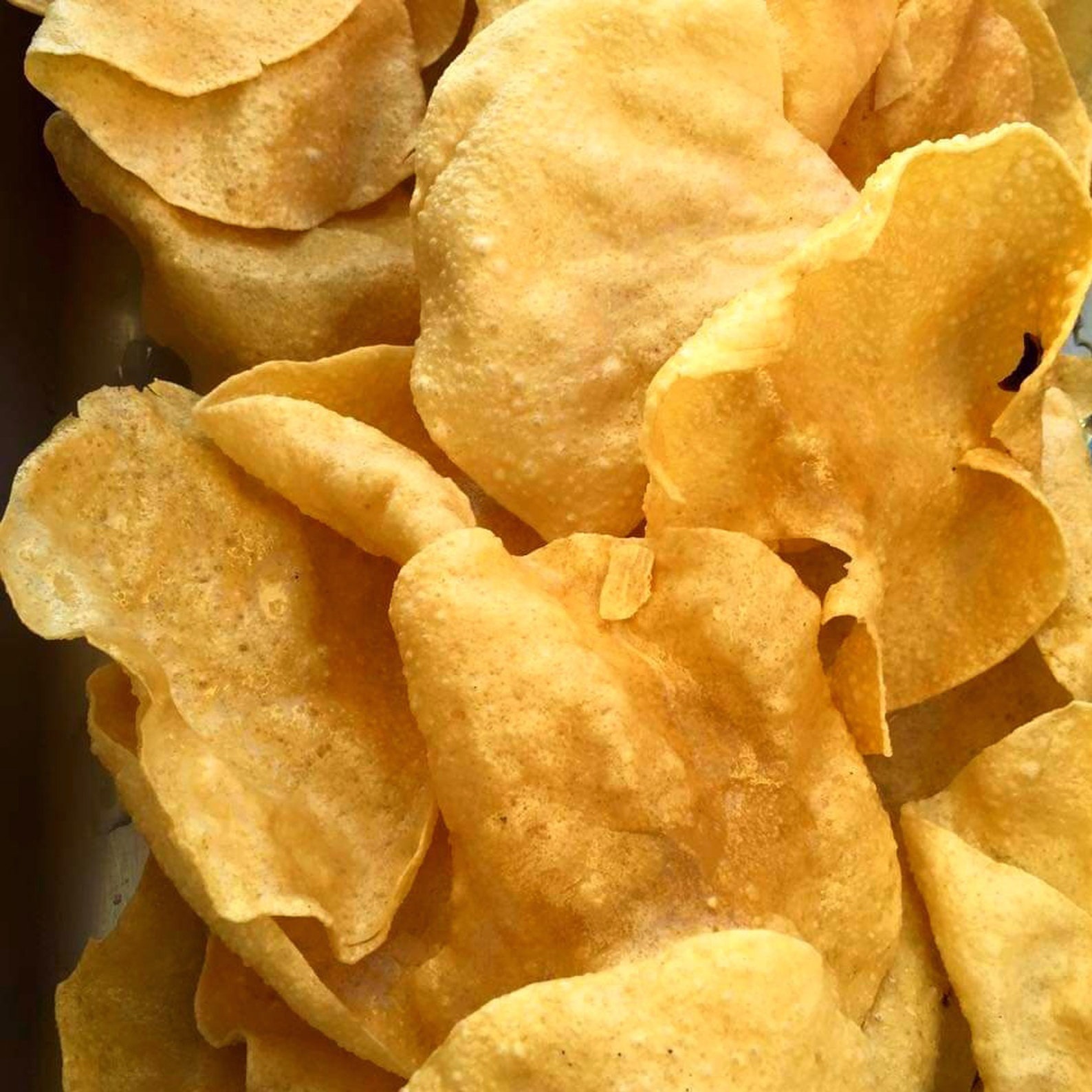 Papadum Papad Crisp Cracker Snack Food Round Flatbread Papal Indian Sri ...