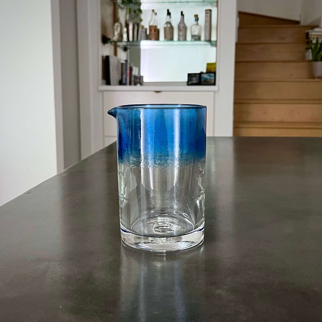 The Mariner Cocktail Mixing Glass, Barware, Handblown Glass, FREE ...