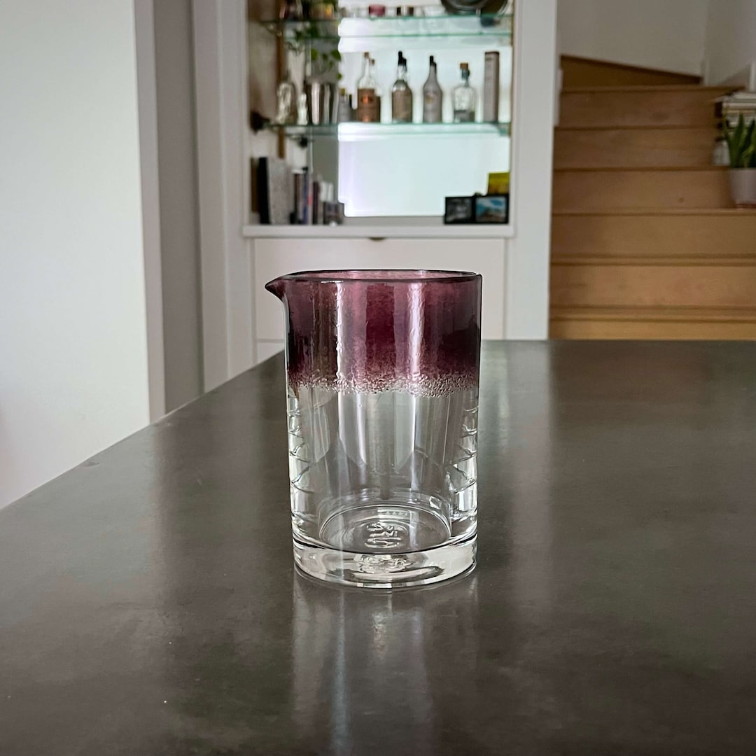 Handblown Cocktail Mixing Glass: the Royal, 500ml Barware, Made in USA ...