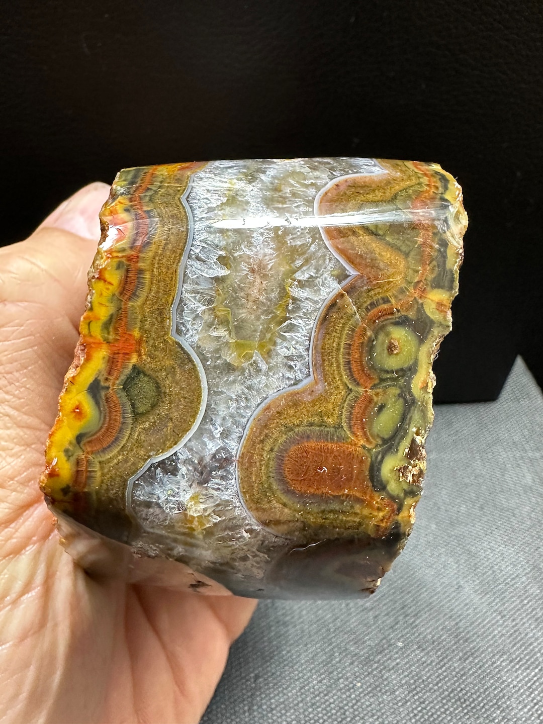 Agate Multicolor POLISHED Banded , Brand New - Etsy