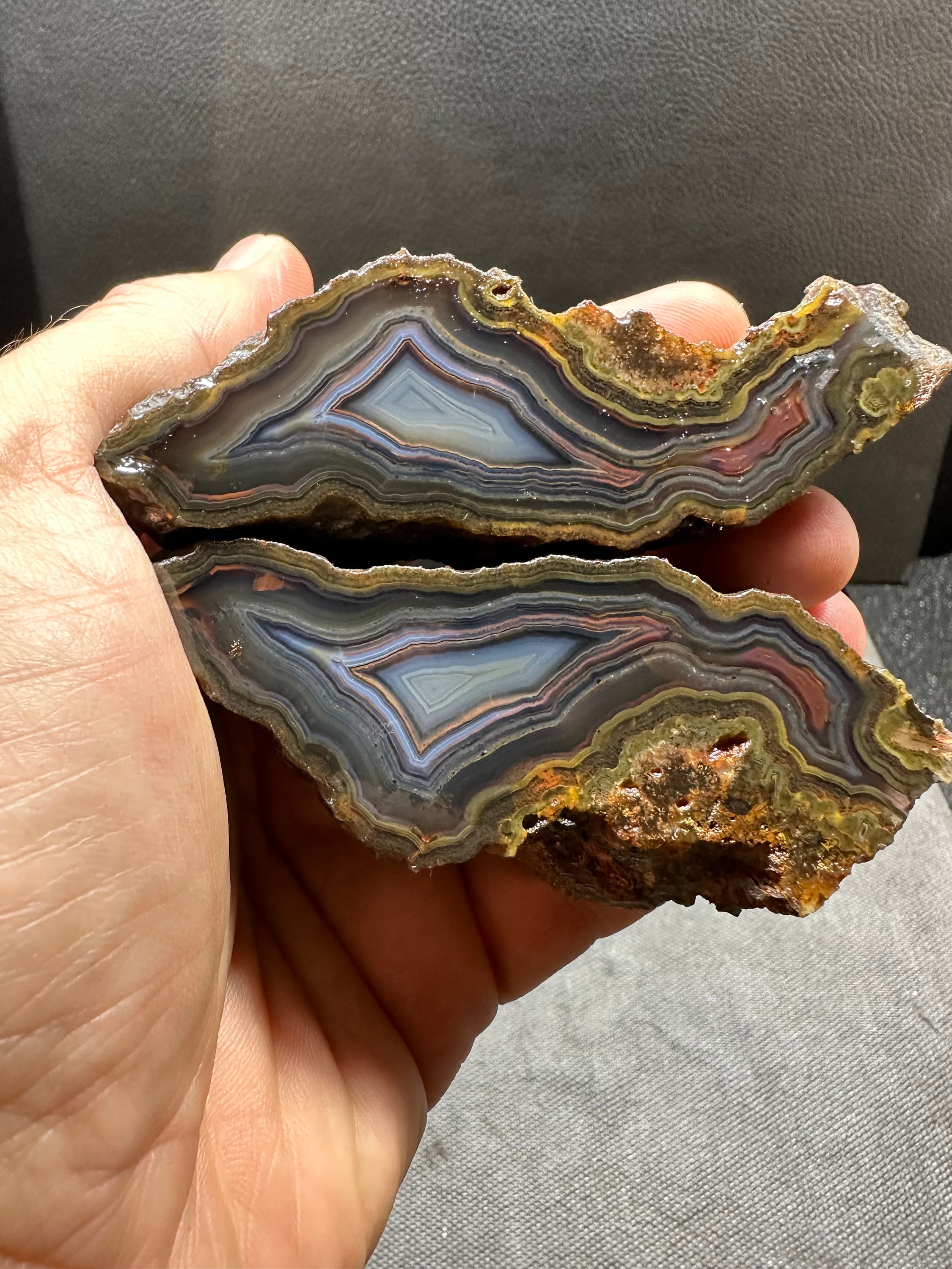 Agate Multicolor Banded , Brand New - Etsy